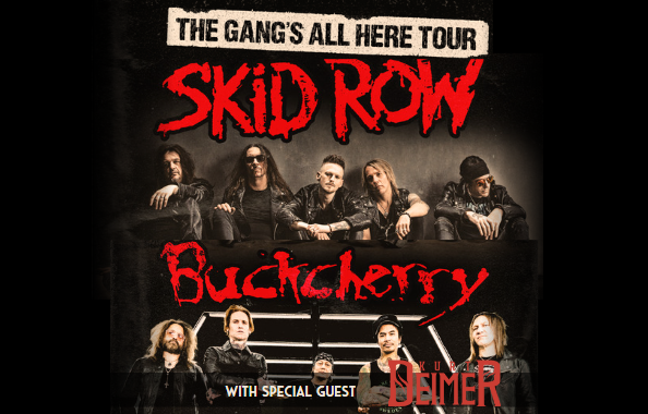 Skid Row and Buckcherry - The Gang’s All Here Tour 7:30 PM | The Carson ...